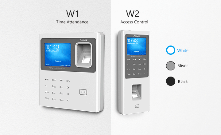 W1C Pro Color Screen RFID Time Attendance Device Anviz, 48% OFF